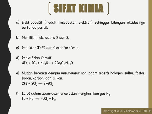 [Presentasi] Logam Besi (Fe) | PDF
