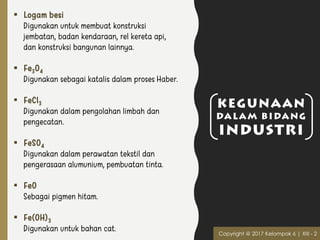 [Presentasi] Logam Besi (Fe) | PDF