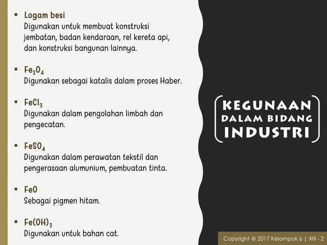 [Presentasi] Logam Besi (Fe) | PDF