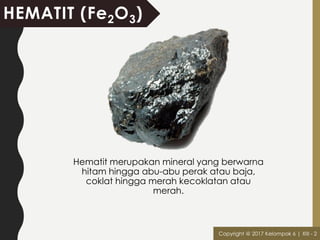 [Presentasi] Logam Besi (Fe) | PDF