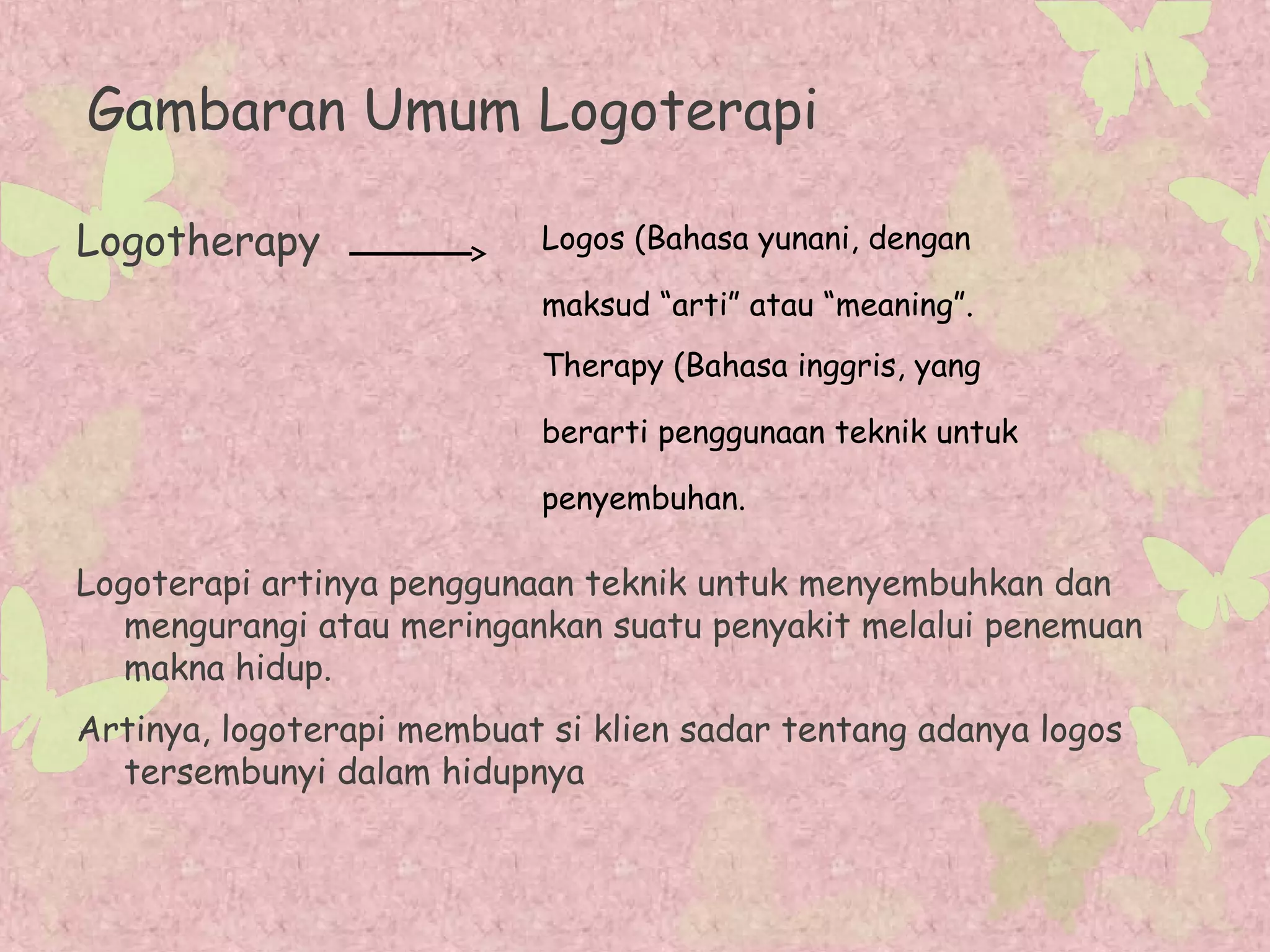 Logoterapi - Viktor E. Frankl | PPT