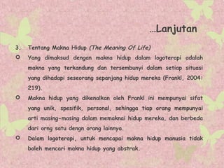 Logoterapi - Viktor E. Frankl | PPT