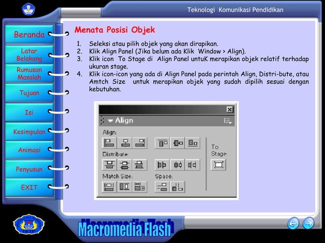 Presentasi TEKNIK MENDESAIN DAN CONTOH MEMBUAT MACROMEDIA FLASH.. | PPT