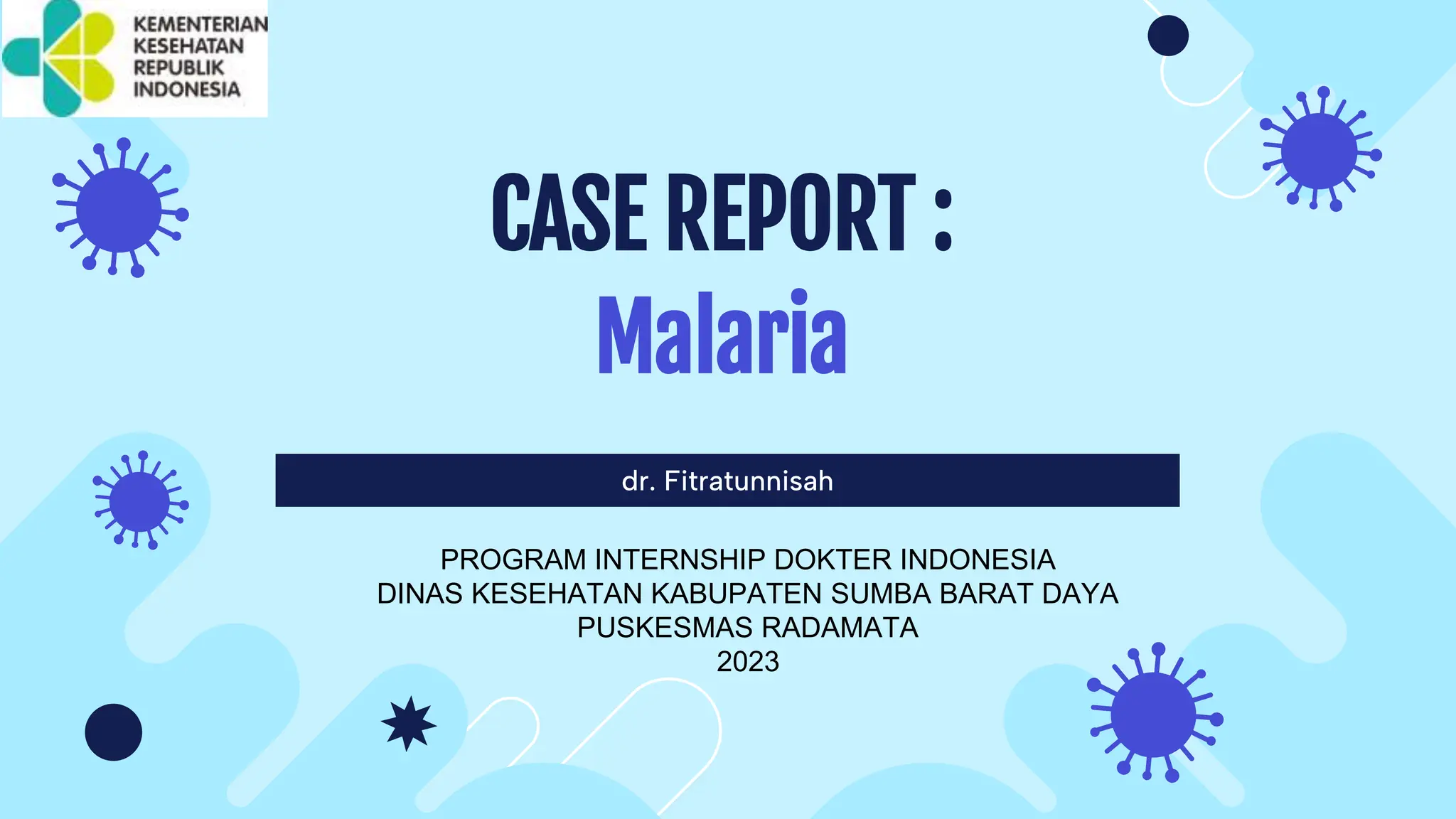 Presentasi case report tentang MALARIA.pptx