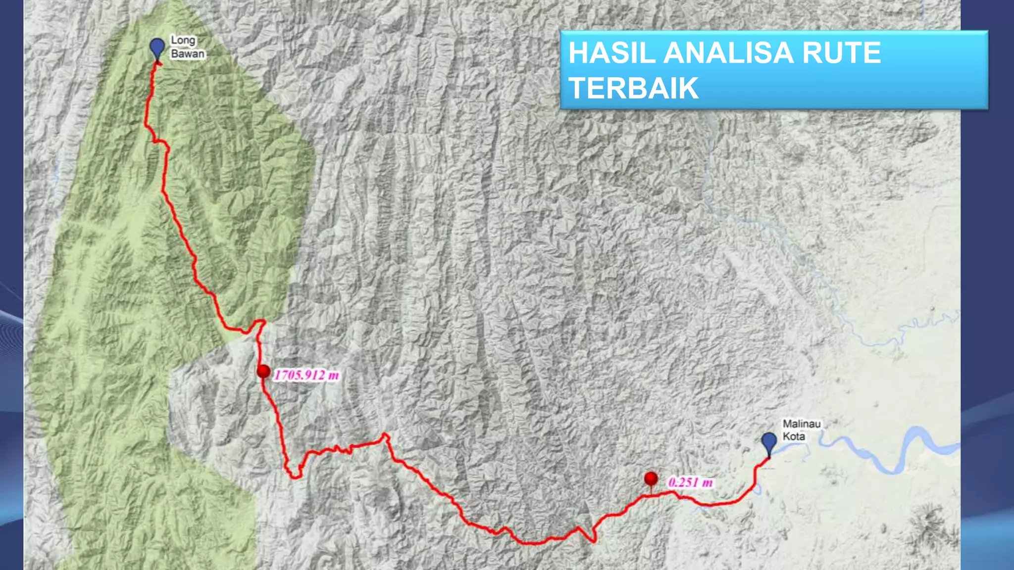 Analisa Rencana Trase Jalan menggunakan Multi Criteria Analysis | PPTX