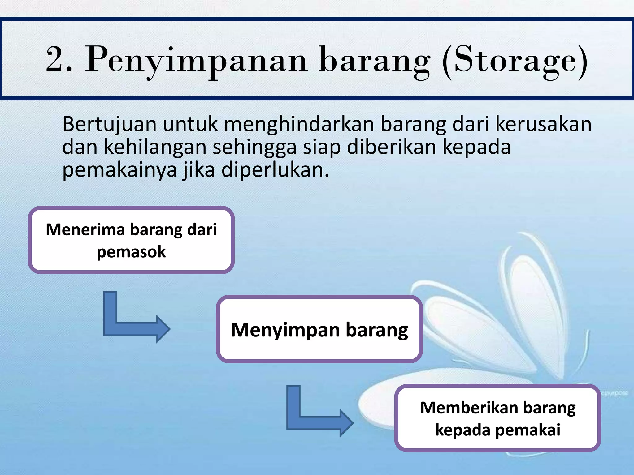 Presentasi manajemen gudang | PPTX