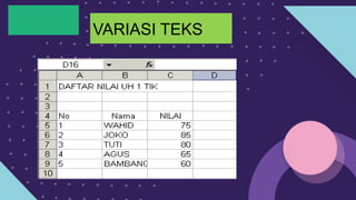 Presentasi materi Pengenalan Ms Excel.pptx