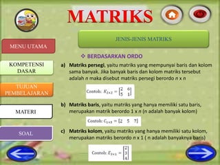 Presentasi matriks | PPTX