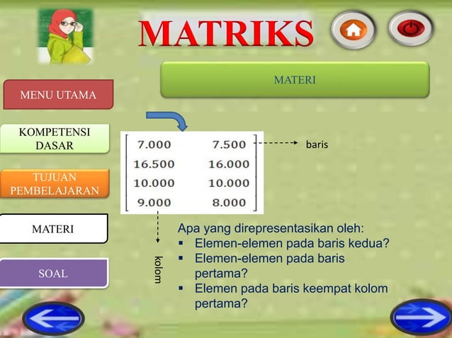 Presentasi matriks | PPTX