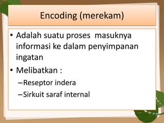 Presentasi memory kelompok 3 | PPT