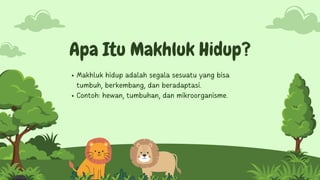 Presentasi Mengenal Makhluk Hidup Hijau Menyenangkan Sederhana ...