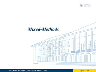 presentasi metode riset - penelitian mix method | PDF