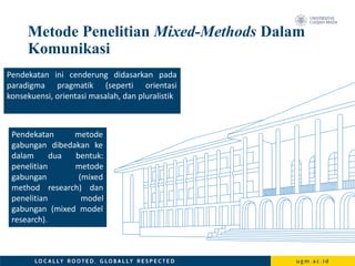 presentasi metode riset - penelitian mix method | PDF