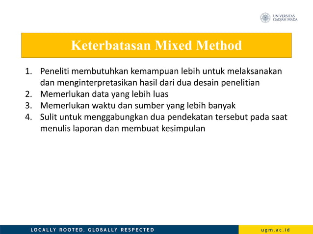 presentasi metode riset - penelitian mix method | PDF