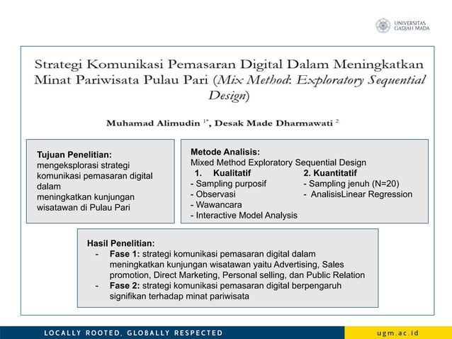 presentasi metode riset - penelitian mix method | PDF