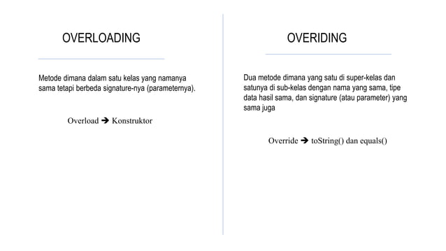 Pemrograman Java - Inheritance | PPT