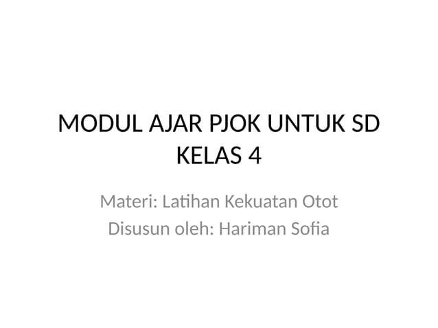 Presentasi_Modul_PJOK_SD_Kelas4_Hariman.pptx