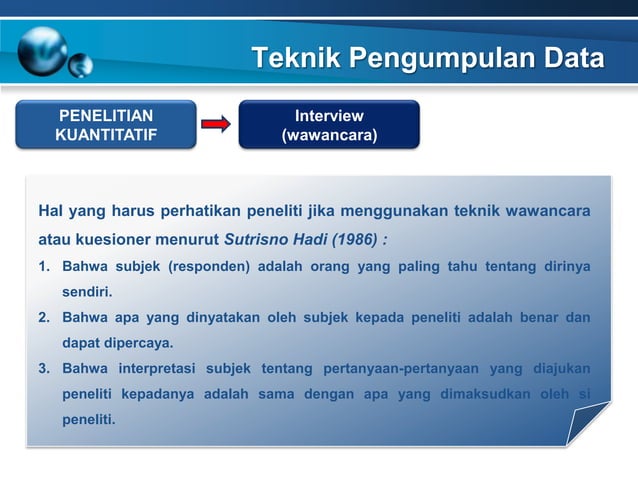 Teknik pengumpulan data penelitian eksperimen | PPTX
