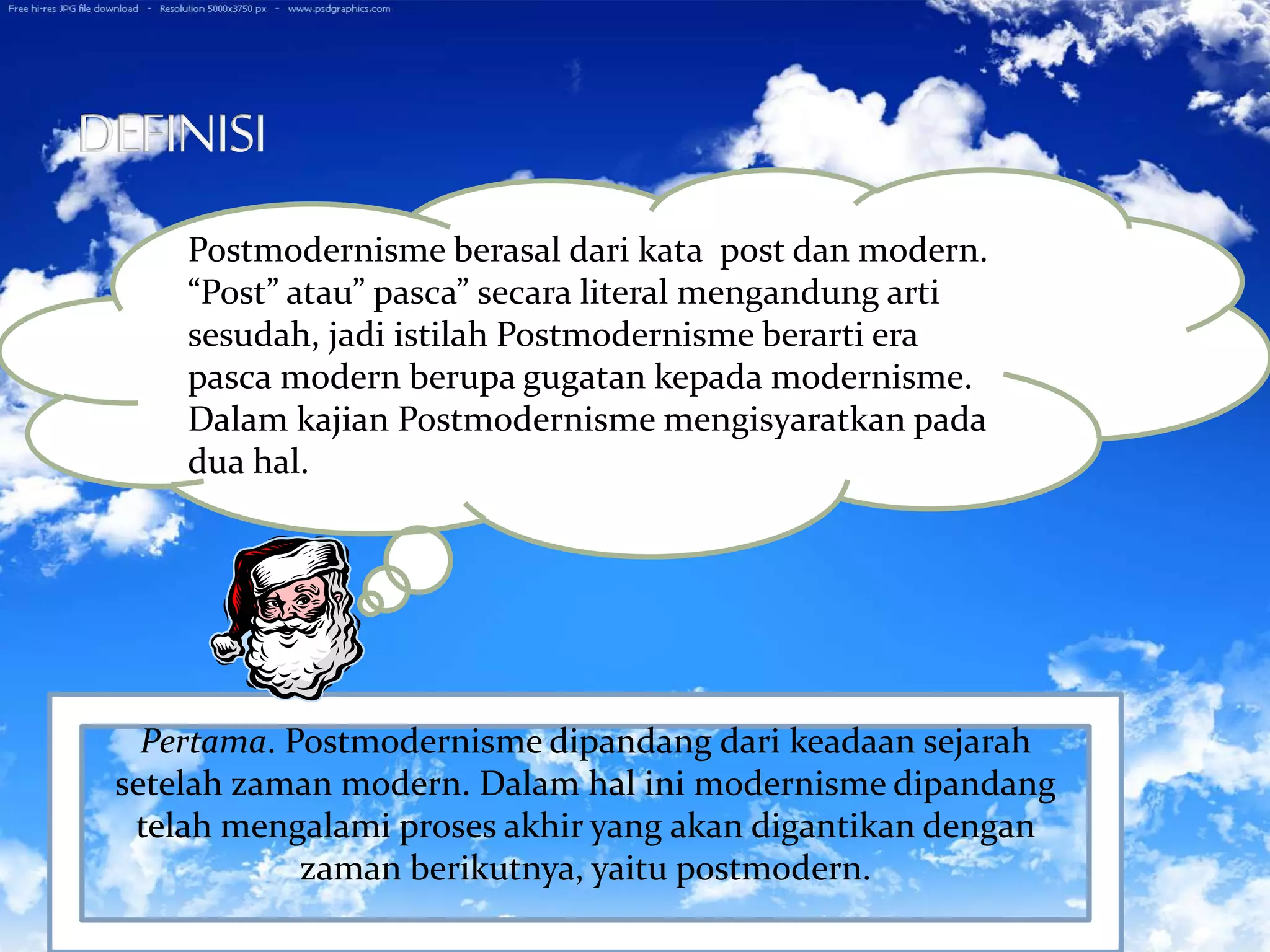 postmodernisme islam | PPTX