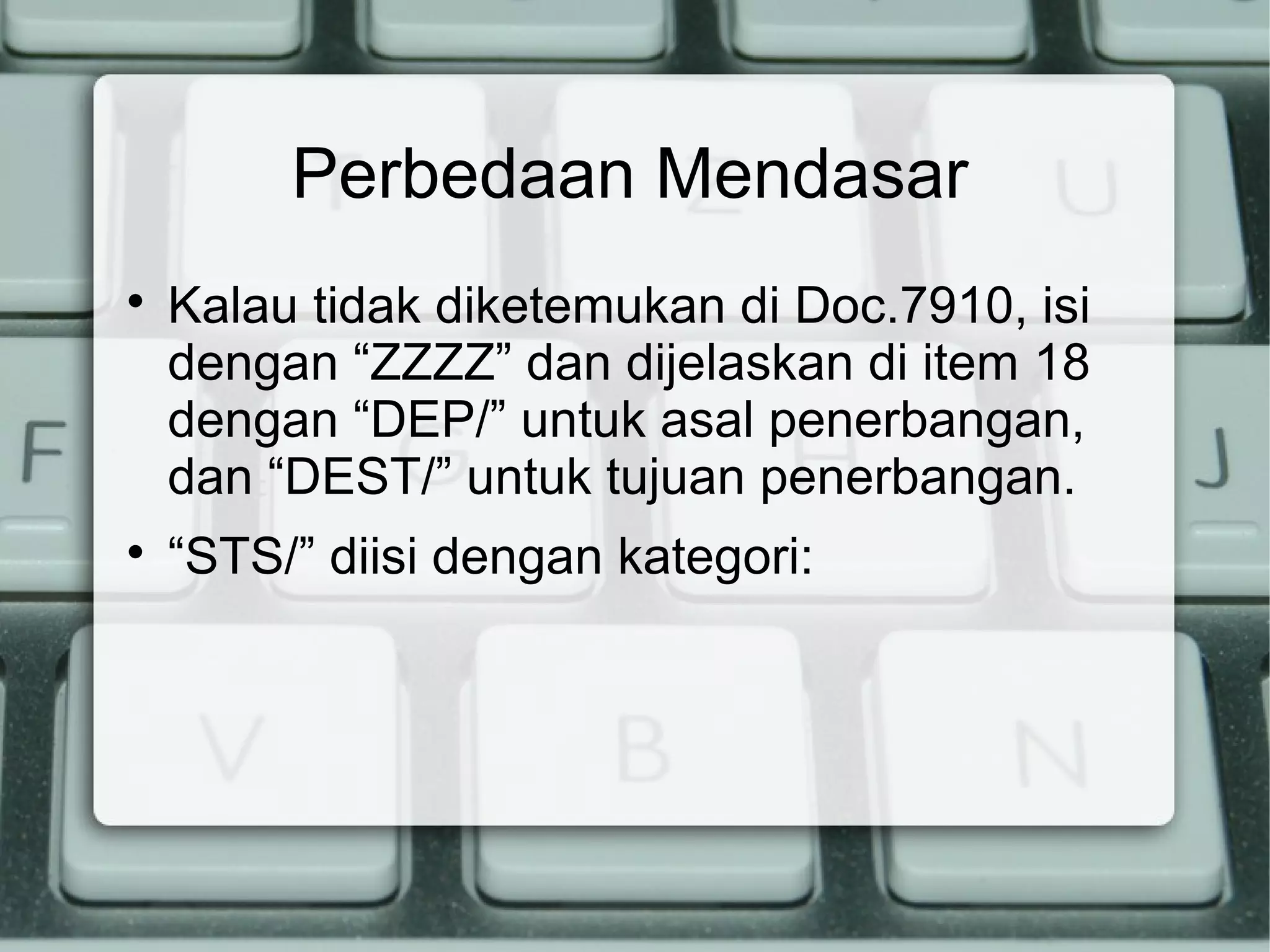 Presentasi new fpl format 2012 | PPT