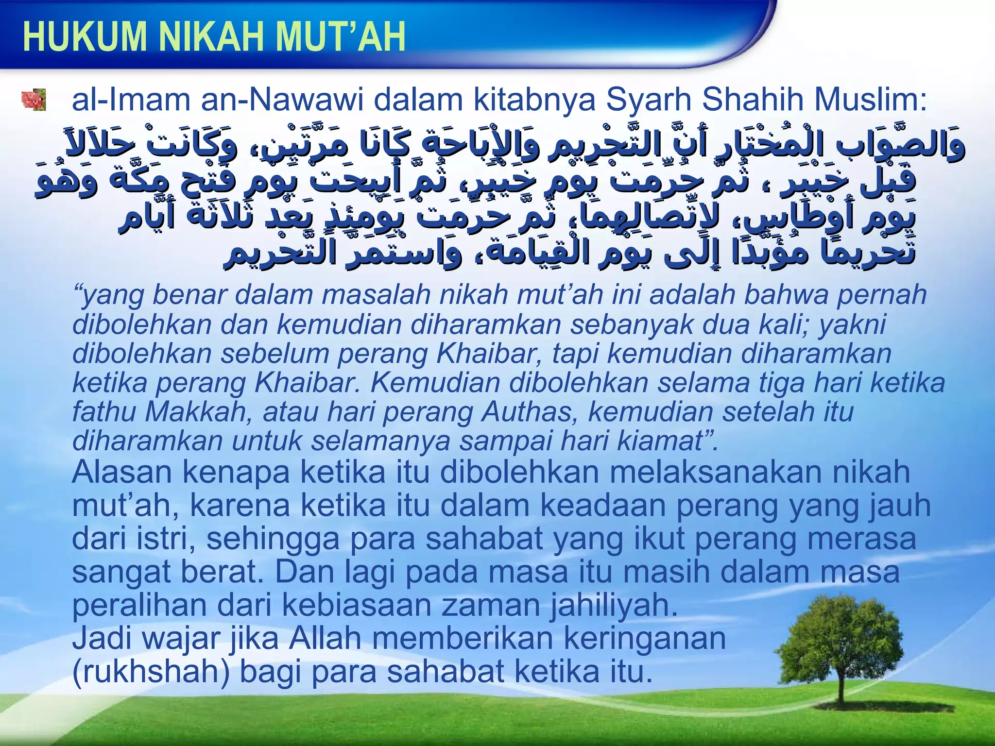 Presentasi Nikah Siri Dan Mutah | PPS