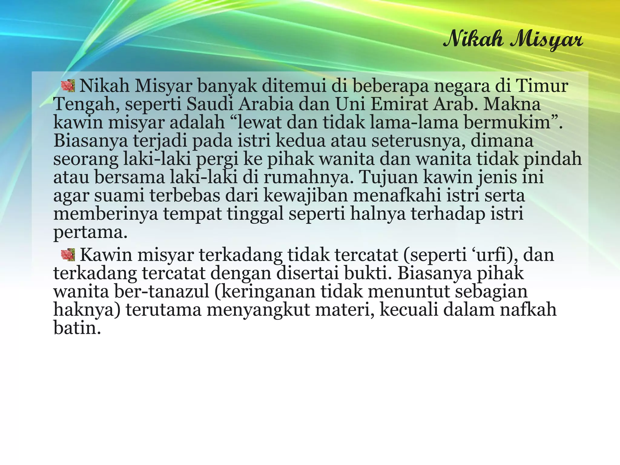 Presentasi Nikah Siri Dan Mutah | PPS