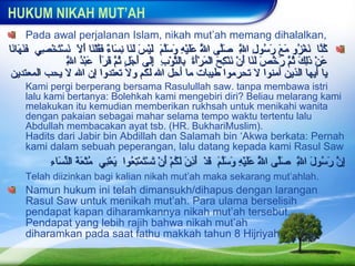 Presentasi Nikah Siri Dan Mutah | PPS