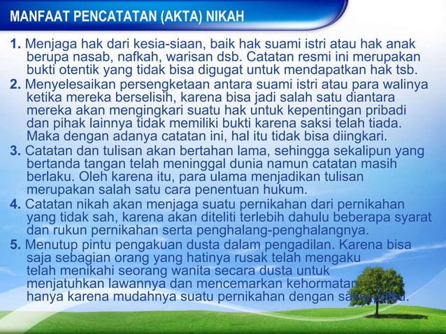 Presentasi Nikah Siri Dan Mutah | PPS