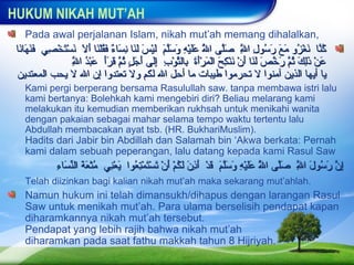 Nikah Siri dan Mut'ah | PPS