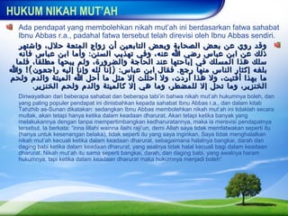 Nikah Siri dan Mut'ah | PPS