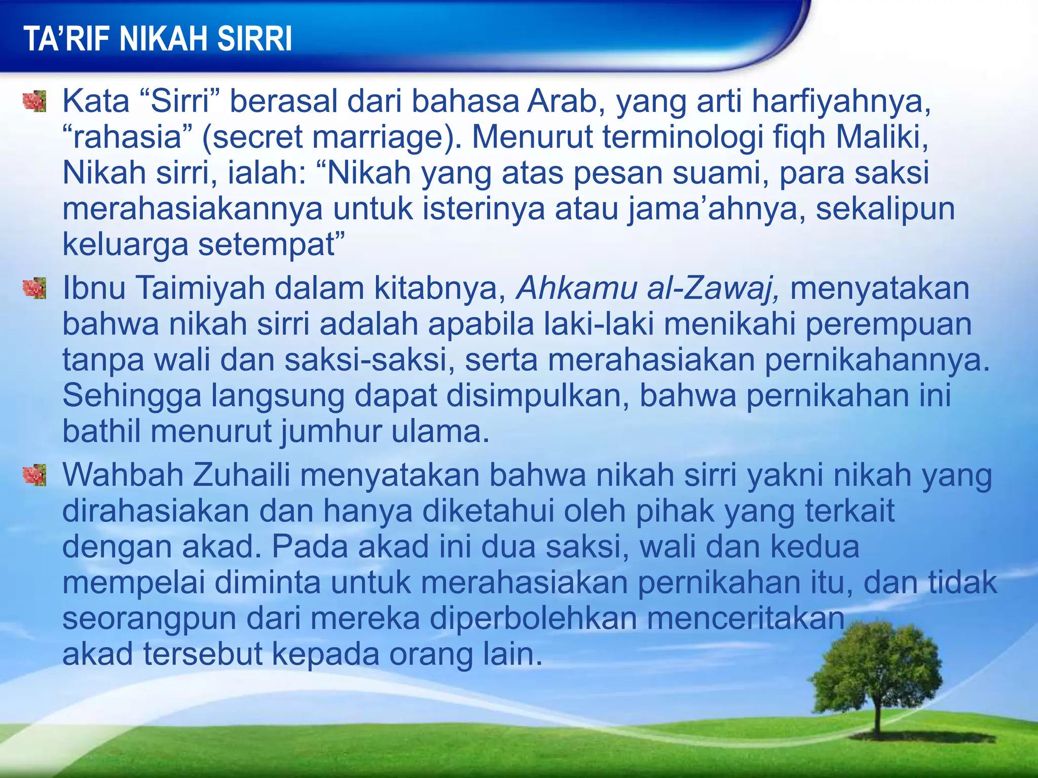 presentasi nikah sirri dan nikah mt'ah.ppt