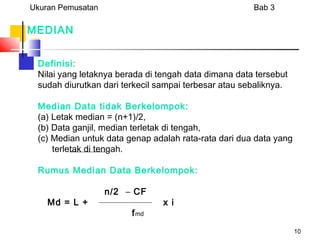 Presentasi nilai sentral | PPT