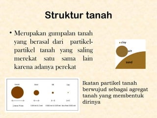 Presentasi no 2 8_karakteristik dan struktur tanah | PPT