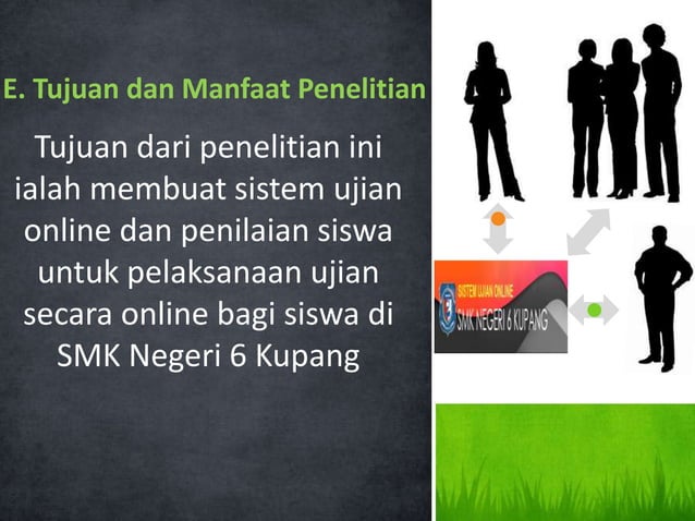 contoh Presentasi penelitian E-learning Moodle | PPTX