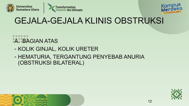 PRESENTASI OBSTRUKSI SALURAN hhghj KEMIH | PPT