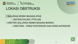 PRESENTASI OBSTRUKSI SALURAN hhghj KEMIH | PPTX