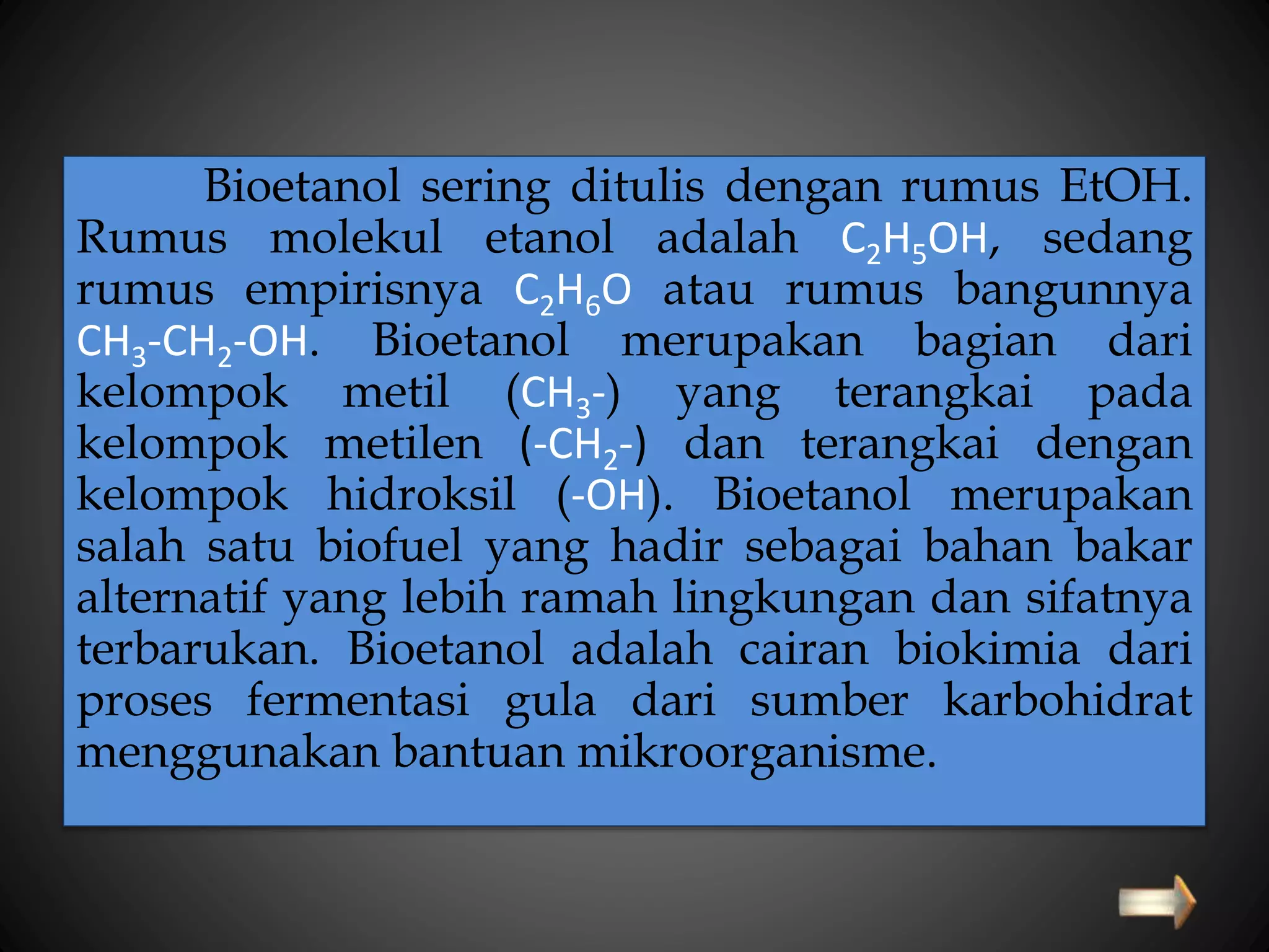 ppt pembuatan bioetanol dari jerami padi | PPTX