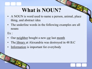 noun phrase modifier | PPTX