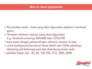 Bengkel Gamelan - Unity APK & Asset Size Optimization | PDF