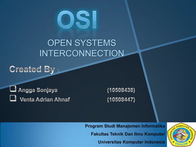 OSI "Open System Interconnection" | PPTX