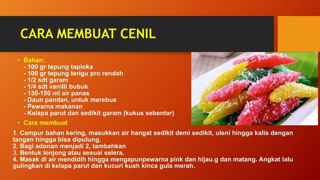 Makanan Tradisional dan Minuman Tradisional Jawa Tengah | PPTX