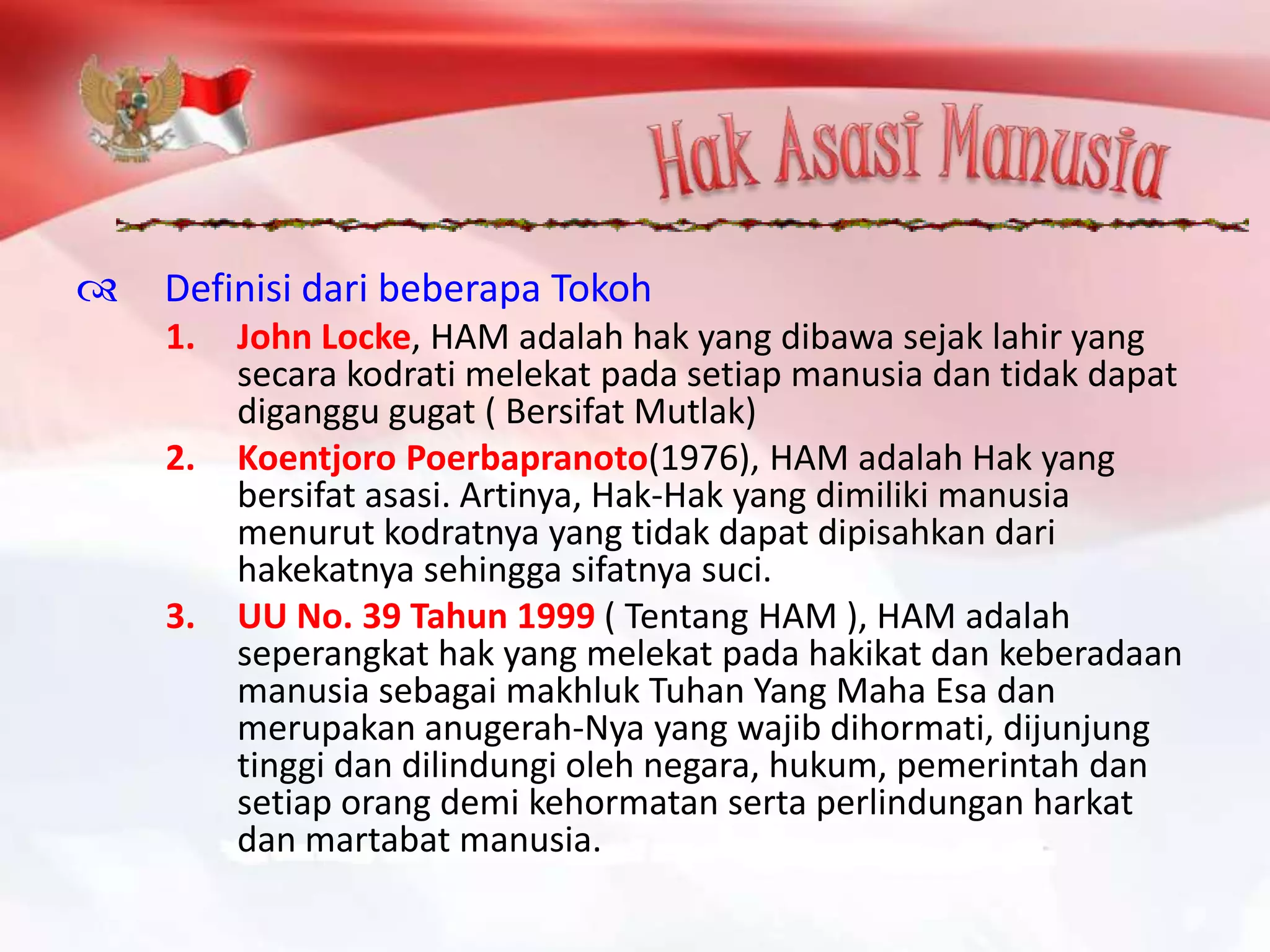 Presentasi pancasila ( hak asasi manusia ) | PPTX