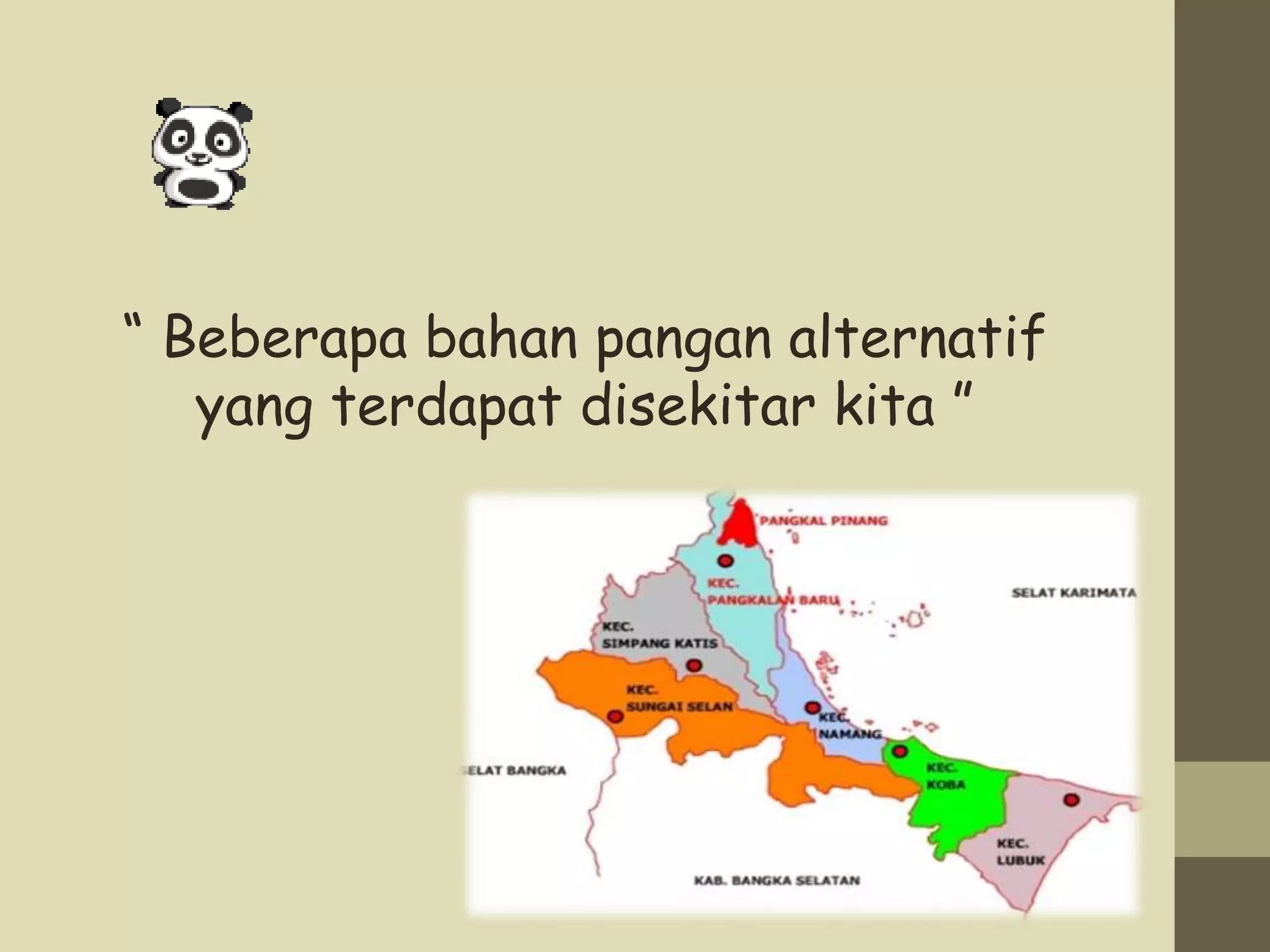 Sumber Bahan Pangan Alternatif | PPTX