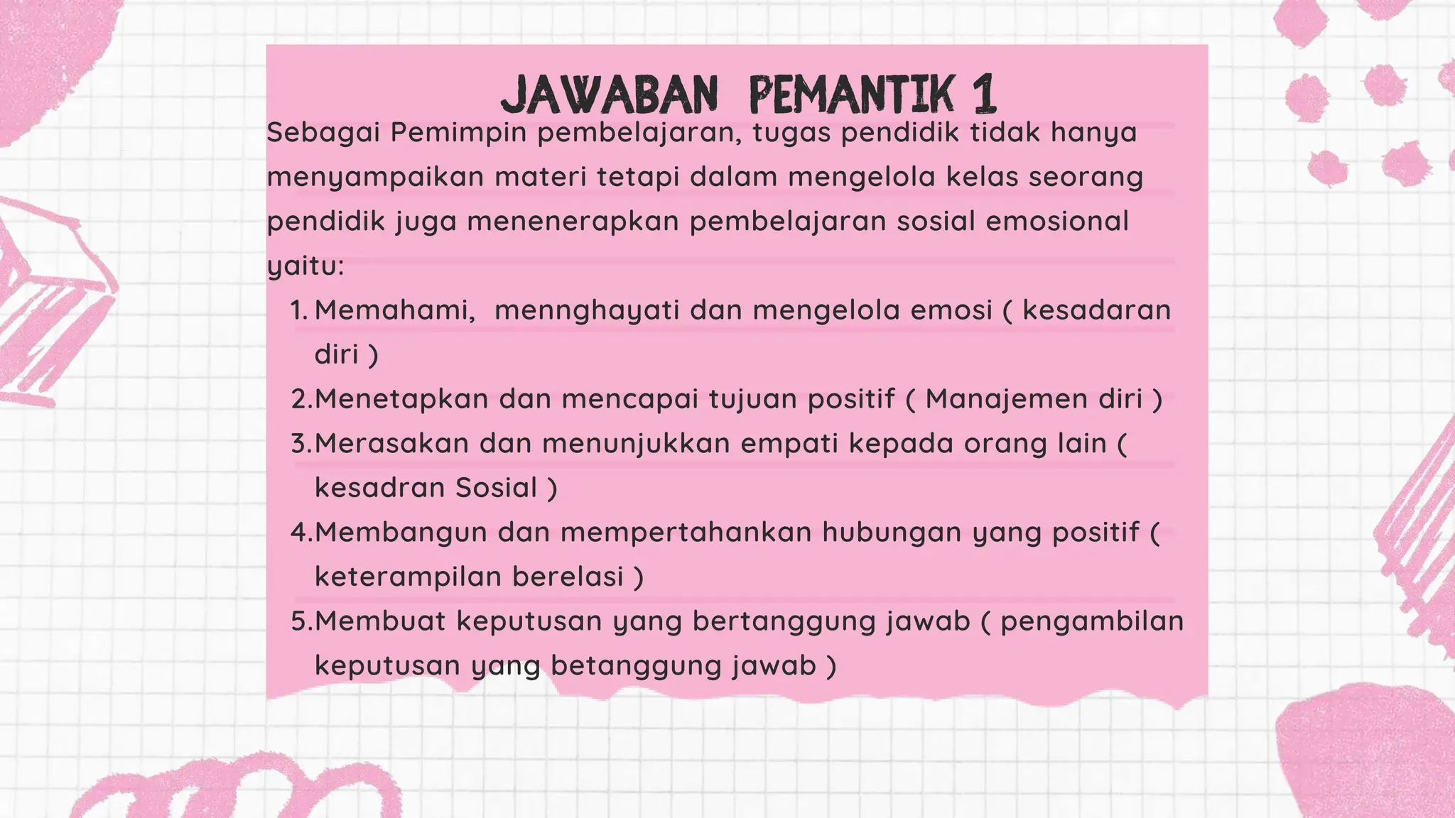 Presentasi Papan Tulis Coretan Papan Visi Gaya Hidup Merah Muda Kuning ...