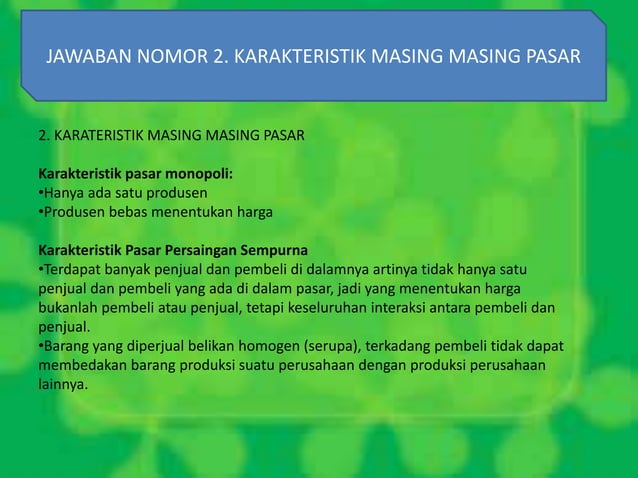 Presentasi pasar | PPTX