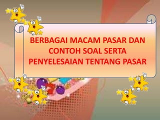 Presentasi pasar | PPTX