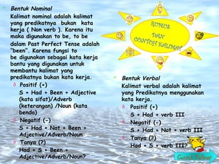 PRESENTASI_PAST_PERFECT_TENSE FOR 9 GRADE | PPTX