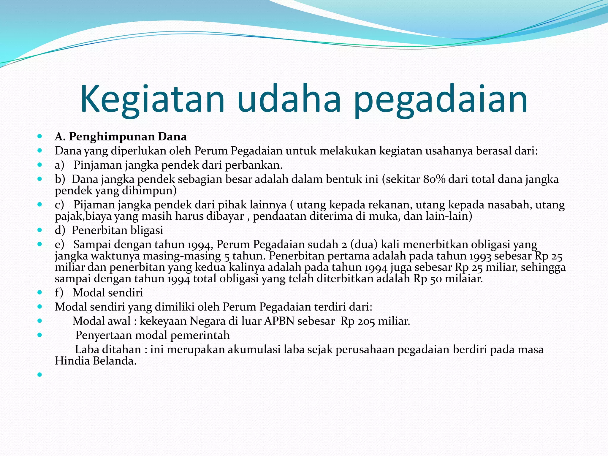 Presentasi pegadaian 1 | PPTX