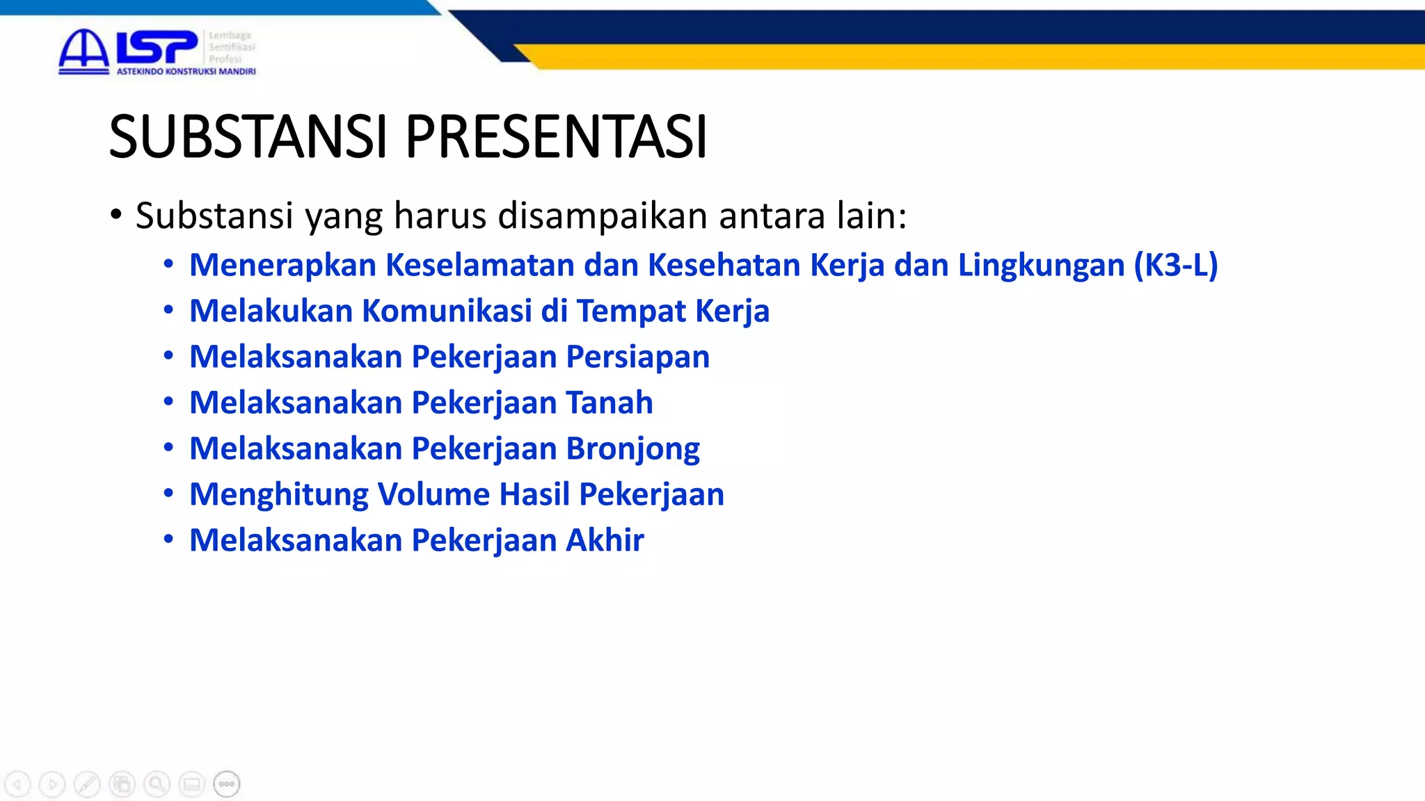 Presentasi Pelaksana Lapangan Pekerjaan Bronjong.pptx