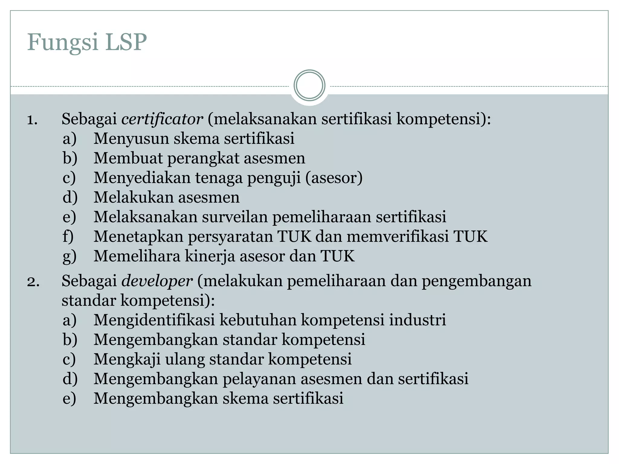 Presentasi Pembentukan LSP | PPTX